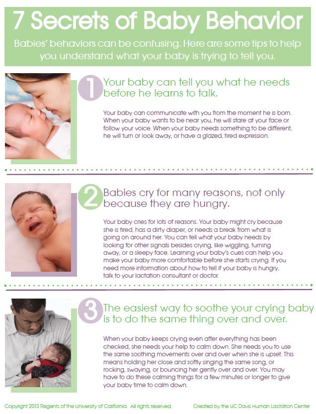 Baby Behavior Products – Human Lactation Center